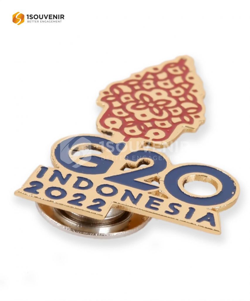 Pin G20 Indonesia 2022 - 1souvenir® Portofolio