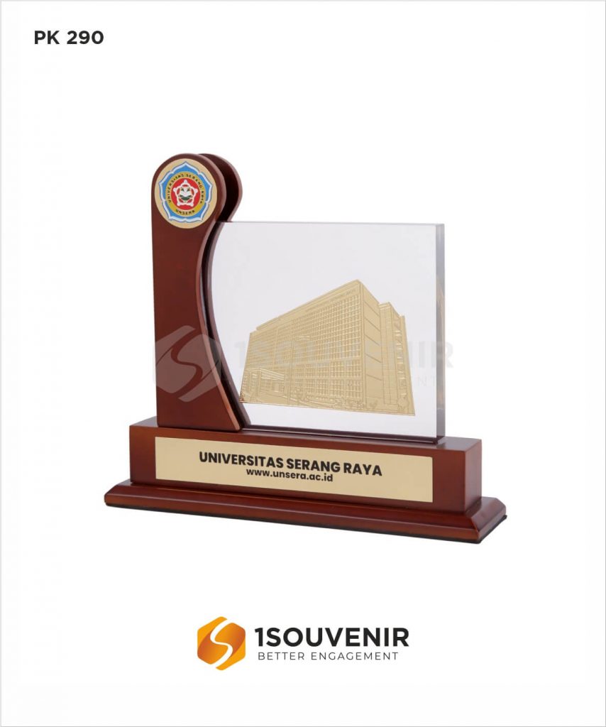 Plakat Kayu UNSERA - 1souvenir Indonesia