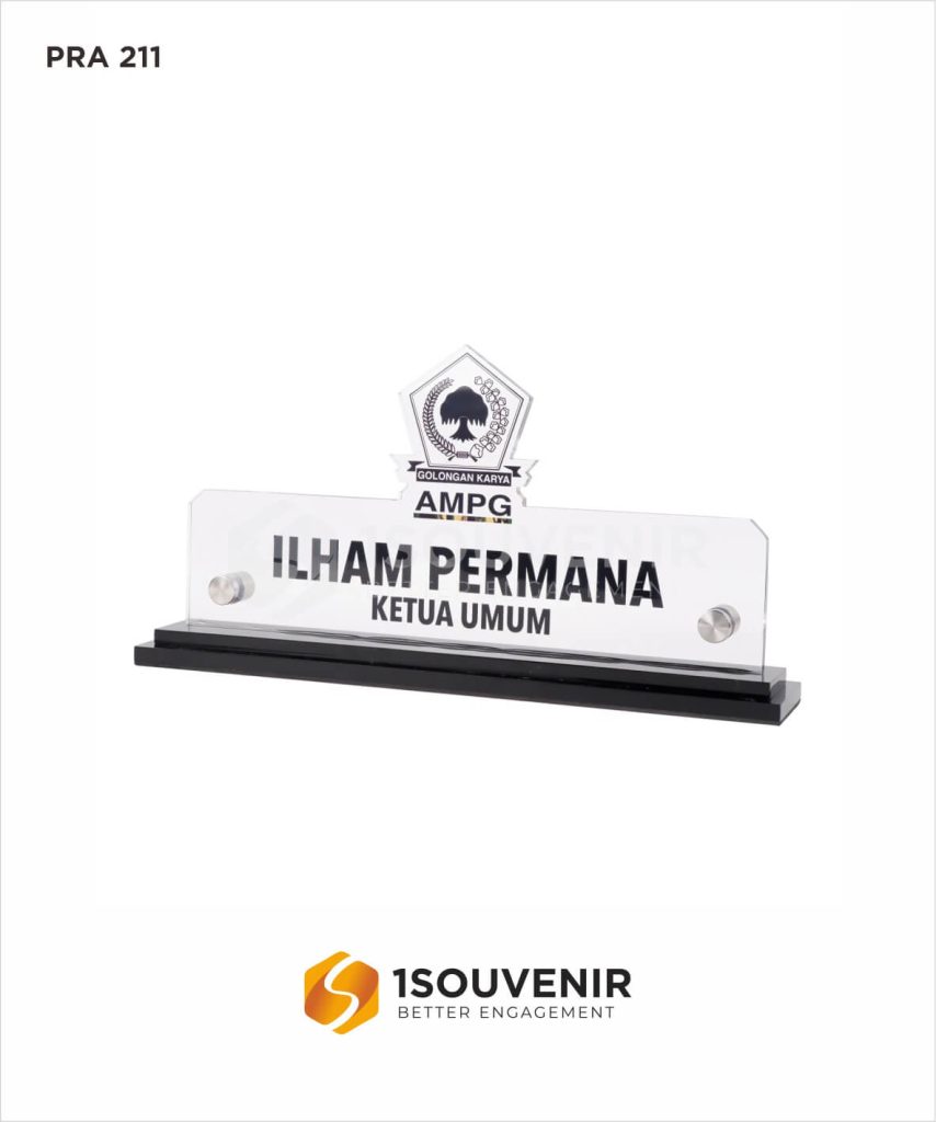 Papan Nama Akrilik Custom Terbaik | 1souvenir Yogyakarta